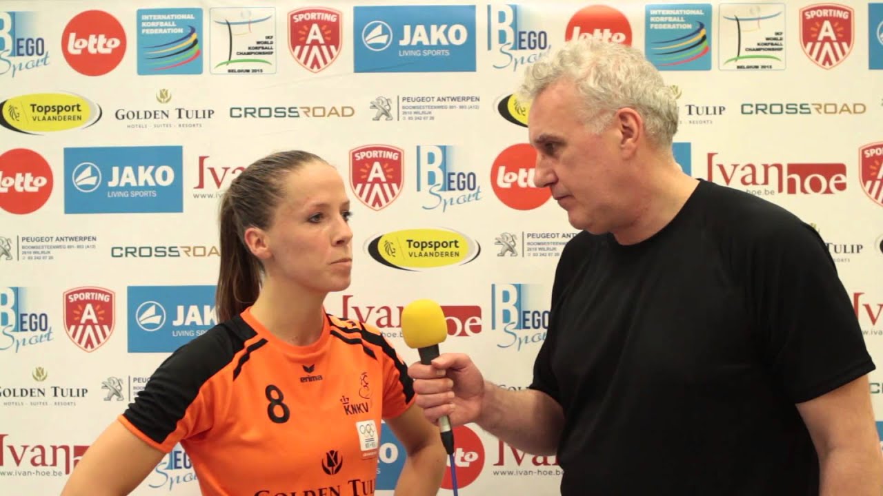 World Korfball Championships 2015 - Suzanne Struik Interview - YouTube