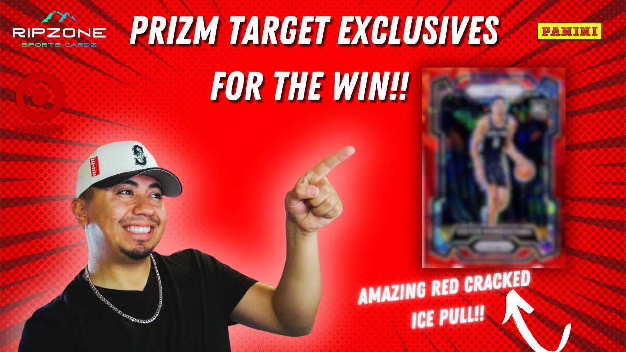 PRIZM TARGET EXCLUSIVES FOR THE WIN!!! Amazing RED CRACKED ICE pull!!👀👀 ...