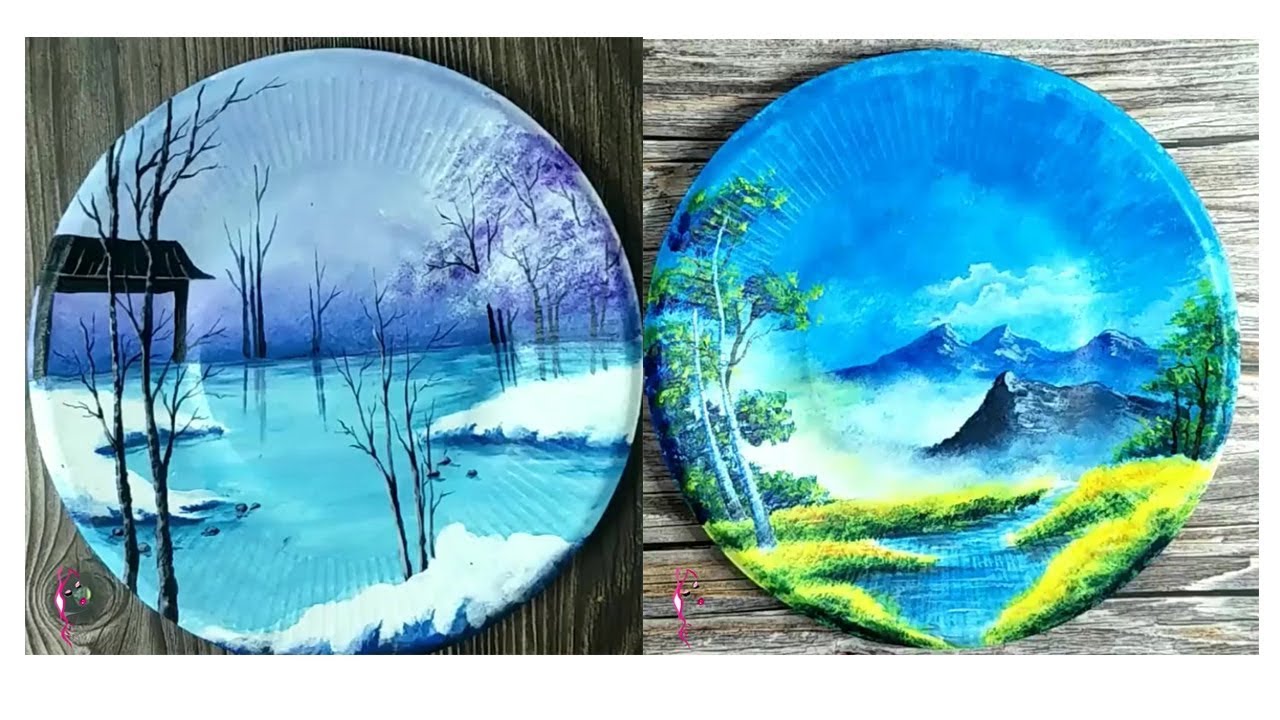 8 Beautiful Acrylic Painting Ideas - YouTube