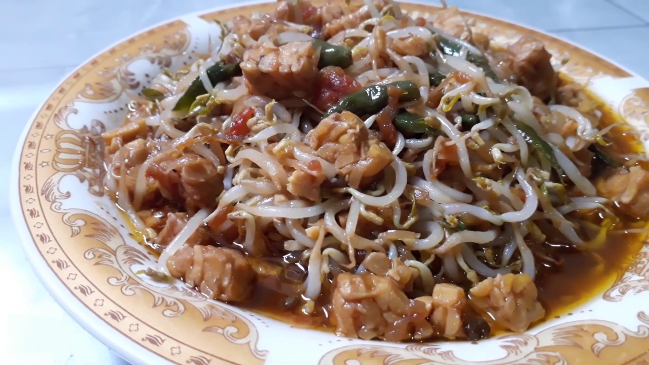 Resep Tumis Tauge Tempe Murah dan Mudah - YouTube