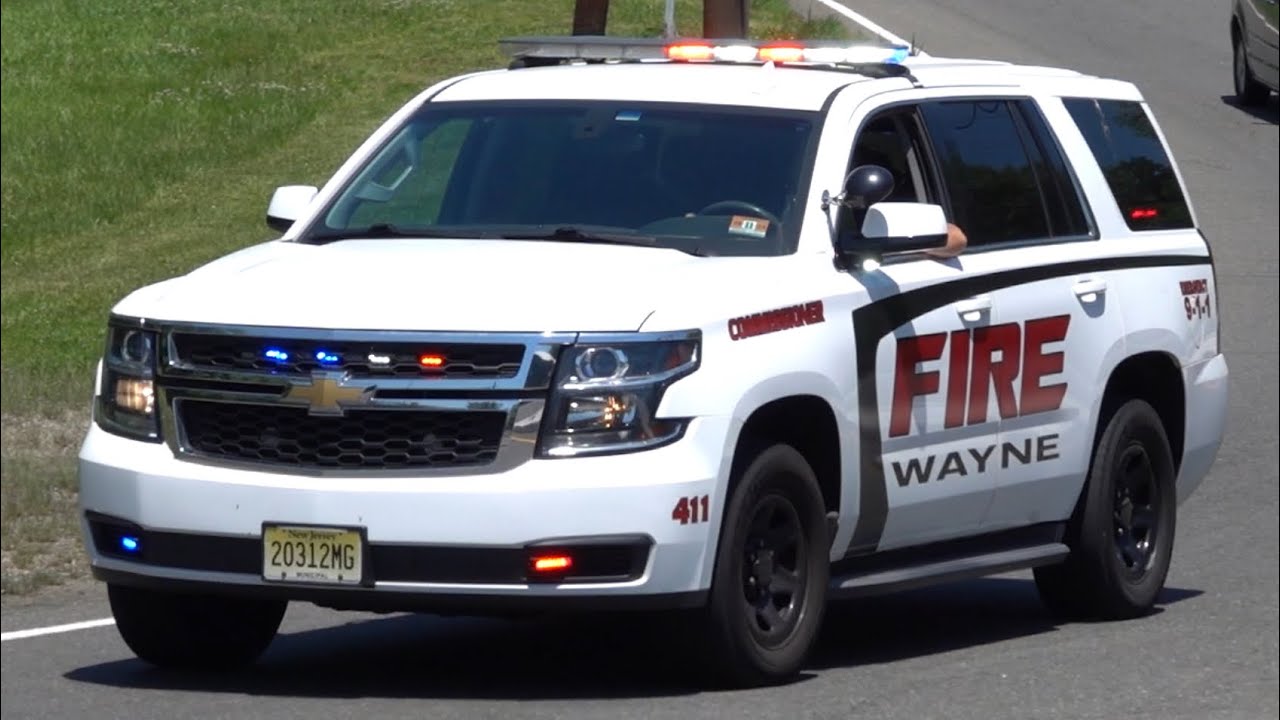 Wayne Fire Department Commissioner 411 Responding 5/22/24 - YouTube