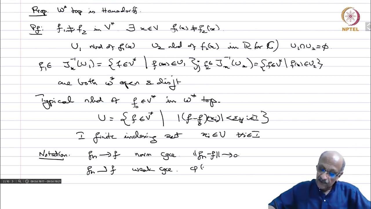 Weak* topology - Part 1 - YouTube