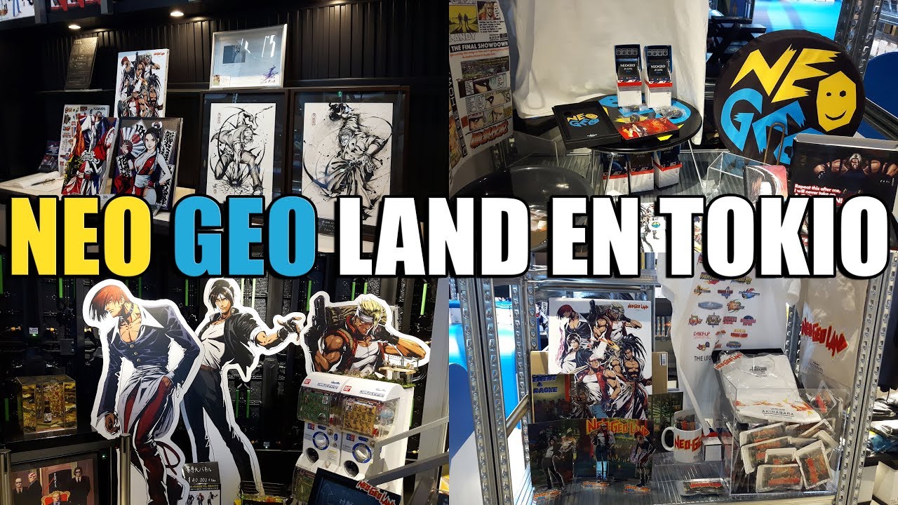 Neo-Geo Land | Visitamos la Tienda Oficial de NeoGeo en Tokio! - YouTube