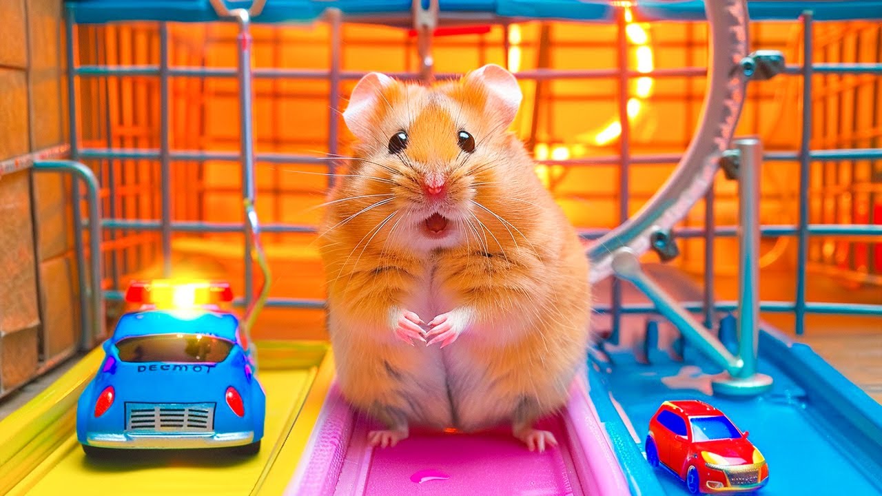 Hamster Beating Fire Bees to Escape the Blazing Maze 🐹 Hamster Maze ...