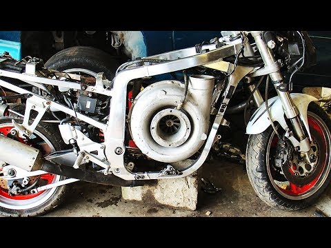 Insanely HUGE Turbo BIKES and Motorcycles ! ( Banshee r1 Swap Turbo,Hayabusa,Kawasaki )