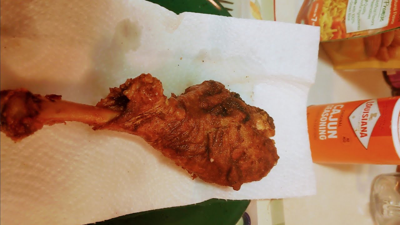 Cajun Deep-fried Turkey Leg 🍗 - YouTube