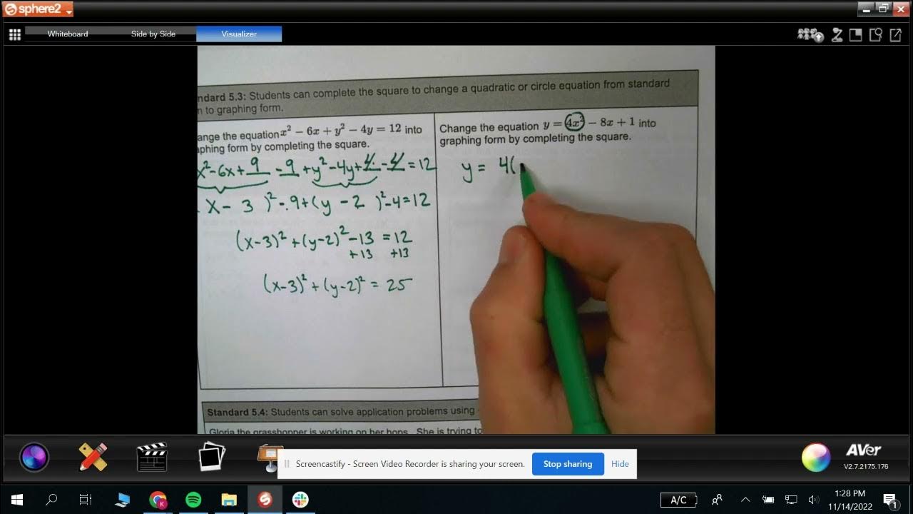 Alg2 LT#5 Practice Quiz #2 Walkthrough - YouTube
