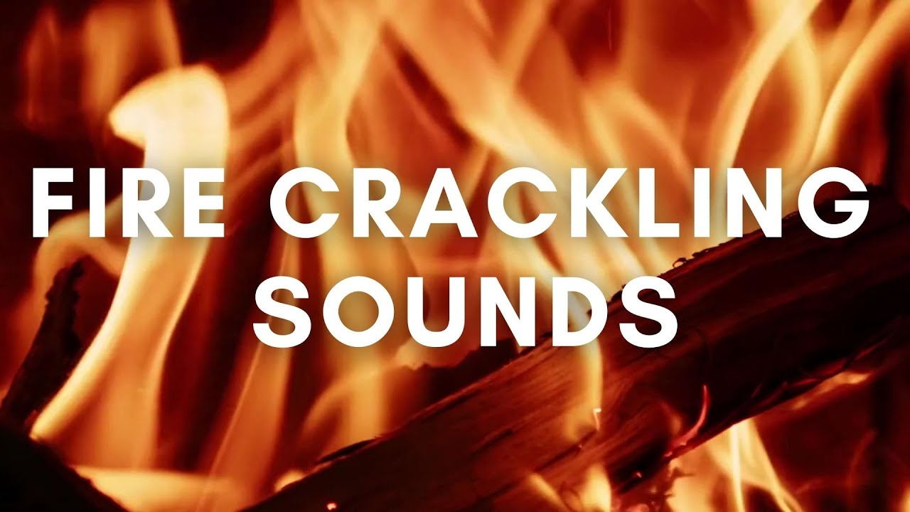 Fire crackling sounds to help you sleep - YouTube