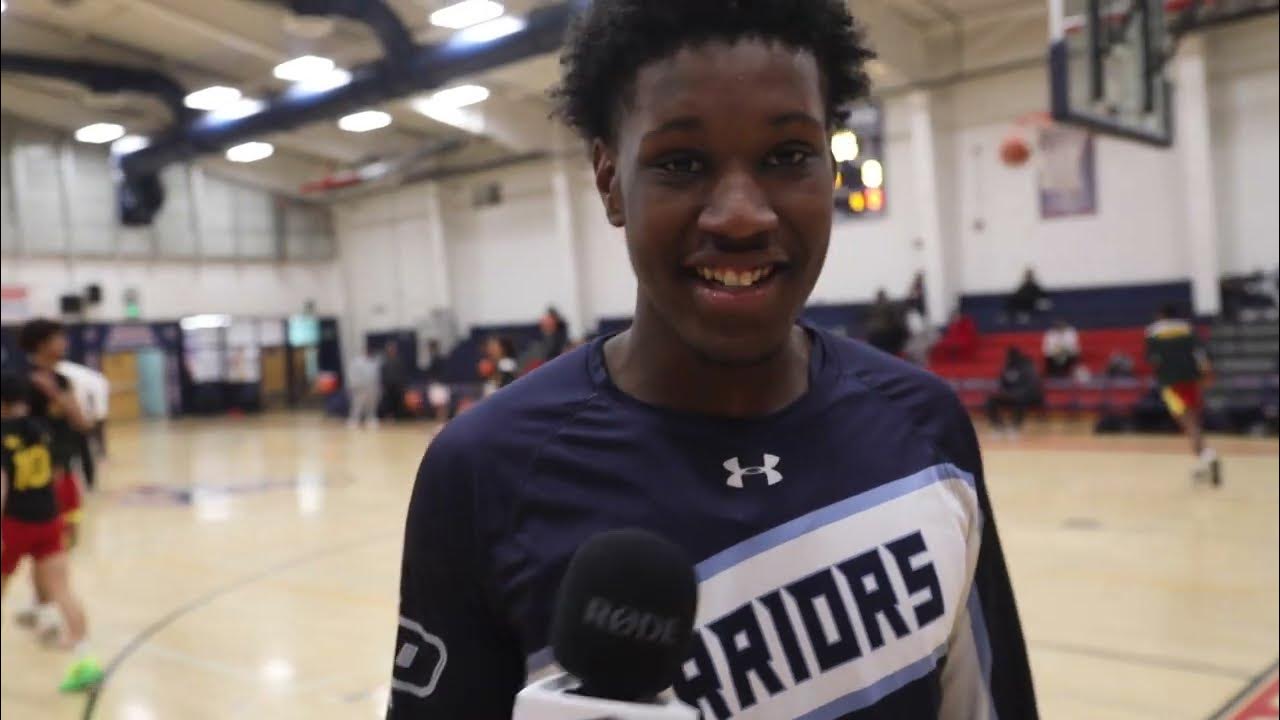 DMV Hoop Session interviews LaPlata's Joshua Caine - YouTube