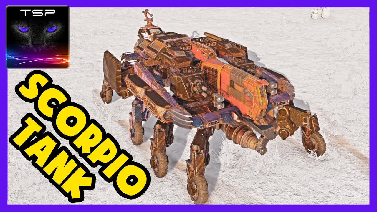 Crossout #654 SCORPIO - Ultimate Spider Tank - 2x Mastodon Cannons on ...