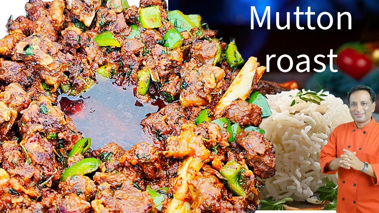 Mutton slow pan roast, how to make the special mutton vepudu small ...