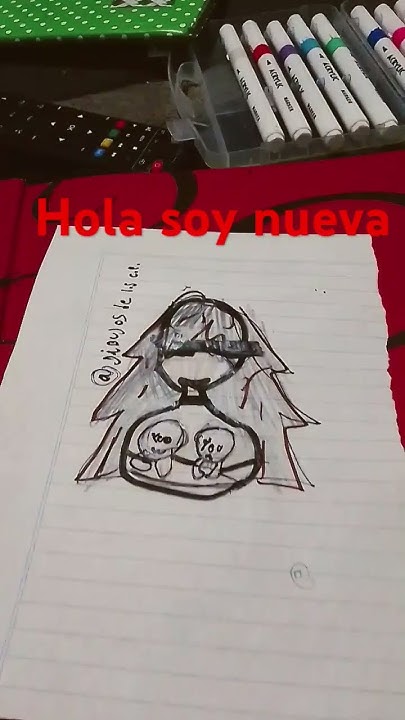 Dibujo #hola soy nueva es para tener mucho apollo - YouTube
