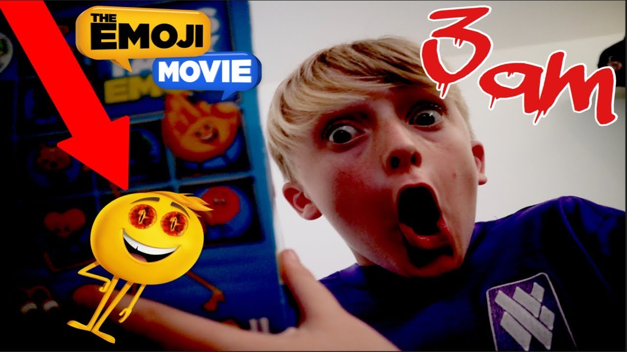DO NOT ORDER THE EMOJI MOVIE HAPPY MEAL AT 3AM!! *VERY SCARY* - YouTube