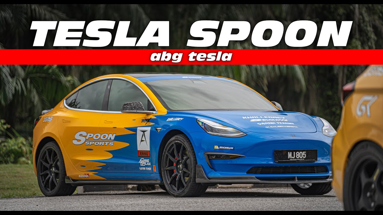 TESLA SPOON LIVERY - YouTube