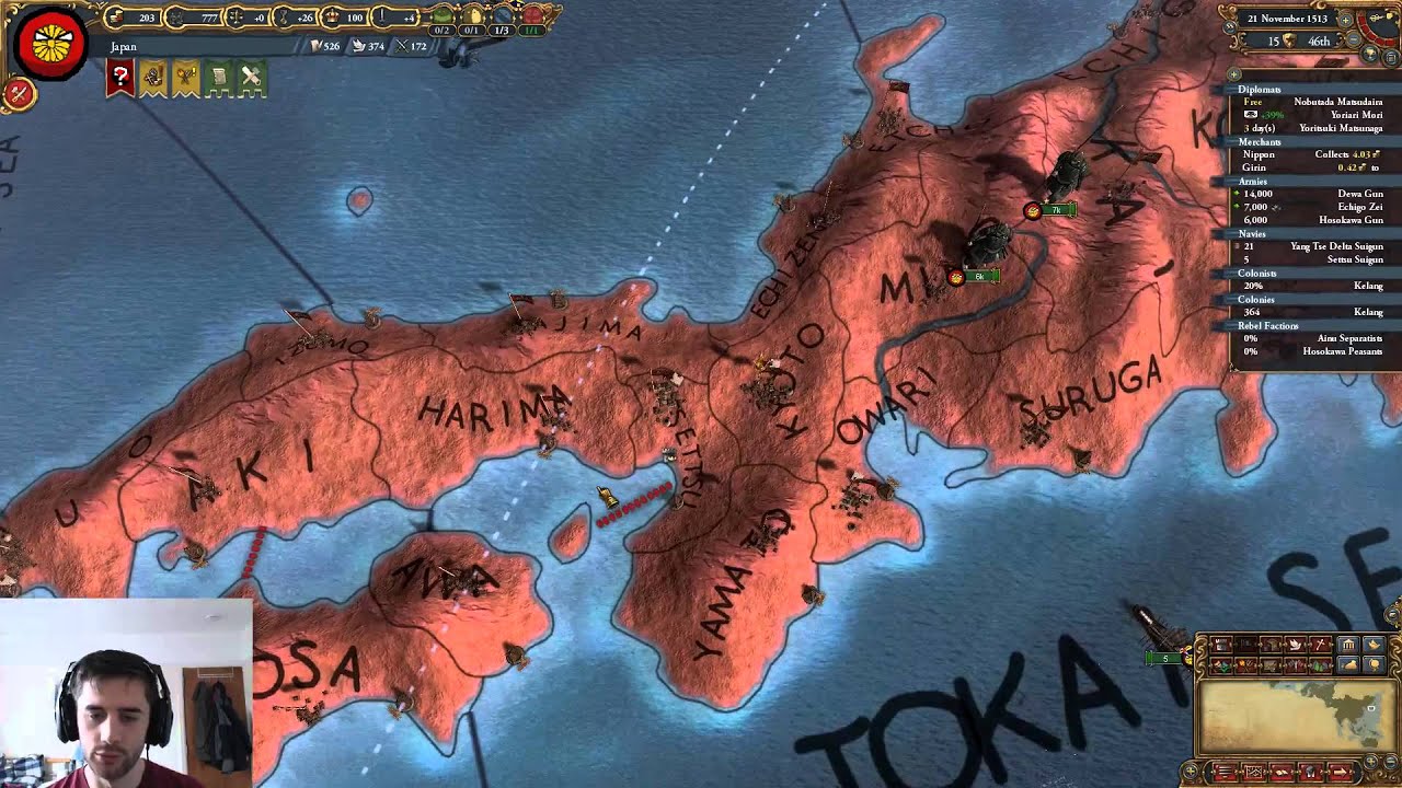 Japan is UNITED! [6] - EU4 - Daimyo Achievement Run - YouTube