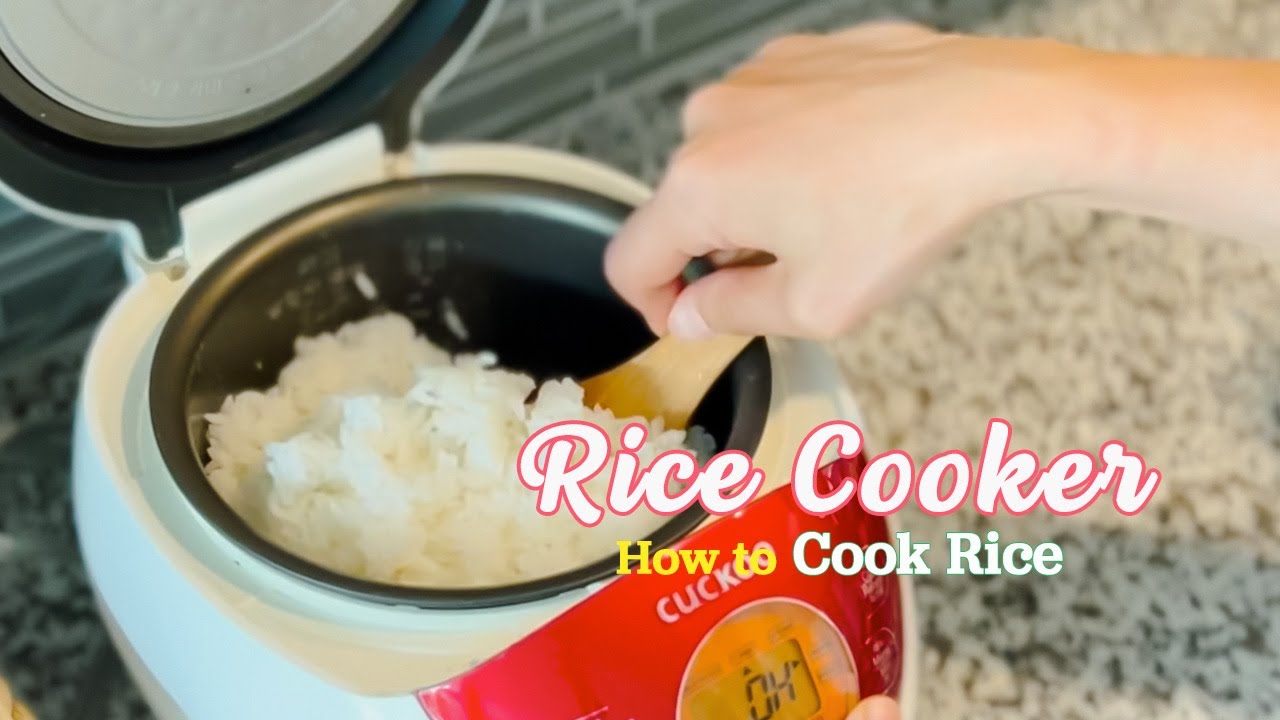 Intro to Korean Rice Cooker: How to cook rice easily, 전기밥솥 - YouTube