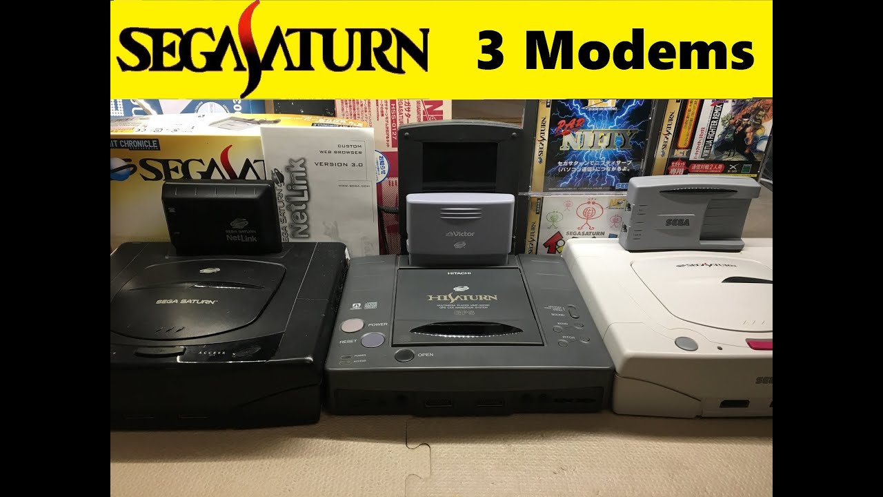Sega Saturn : les différents modems, le online et le versus ( eng. subs ...