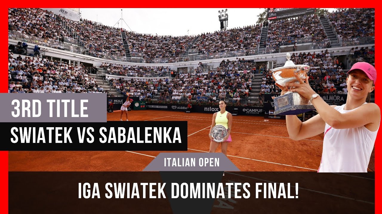 Swiatek Triumphs in Rome Again! | Italian Open 2024 - YouTube