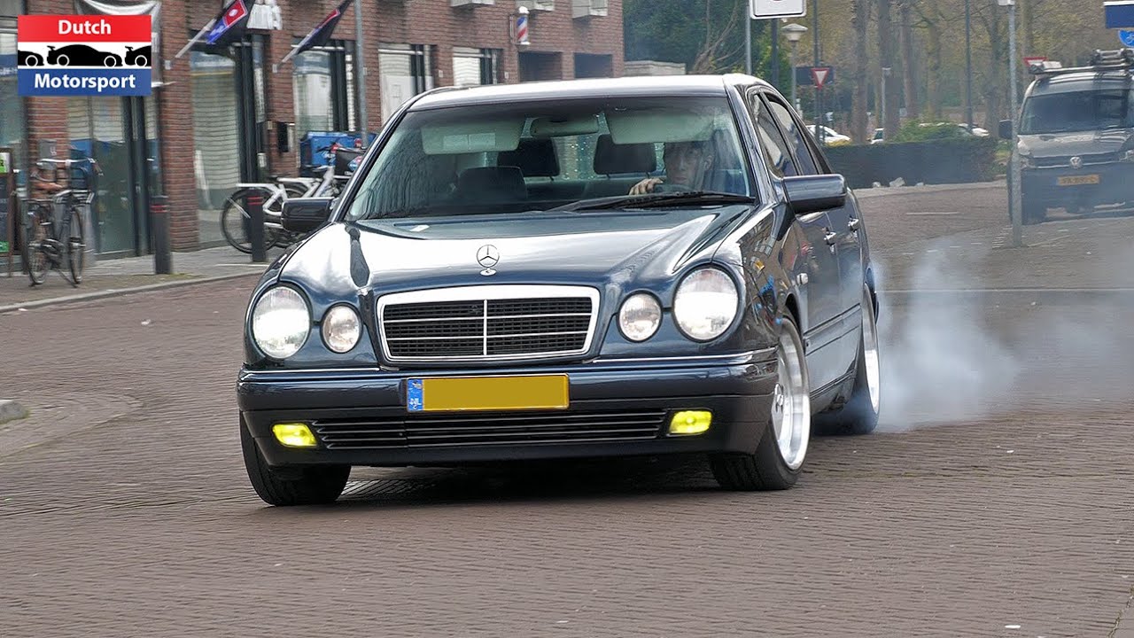 500Nm Mercedes E300 with Holset HX35Y Turbo - Burnout & Accelerations ...