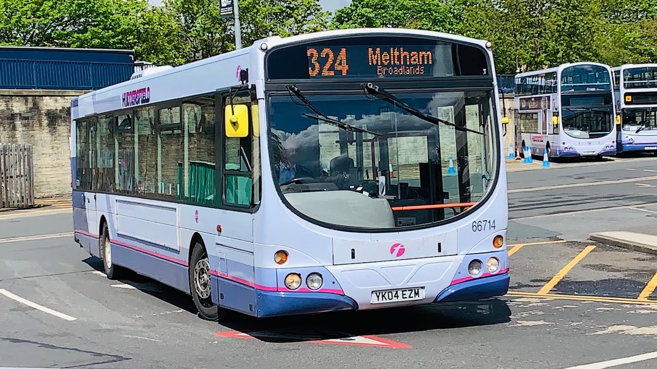 First Bus Huddersfield 66714 On 324 From Huddersfield To Meltham - YouTube