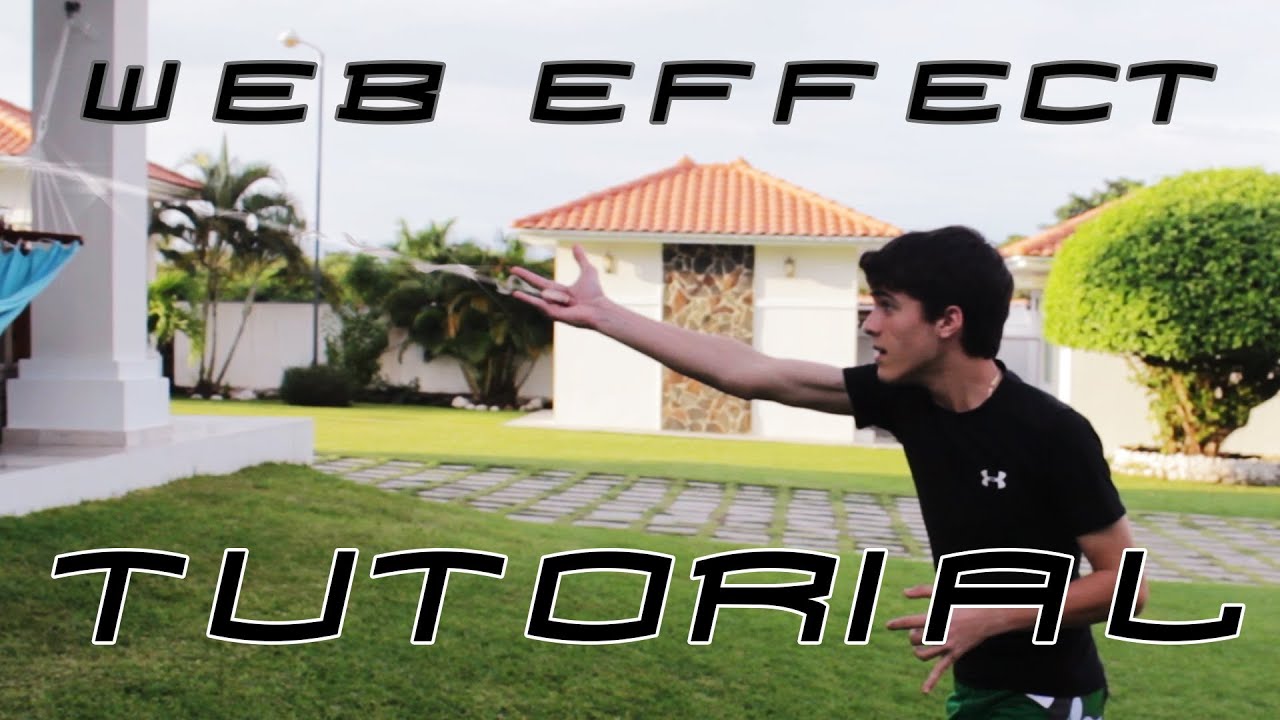 Spiderman Web Effect - After Effects Tutorial - YouTube