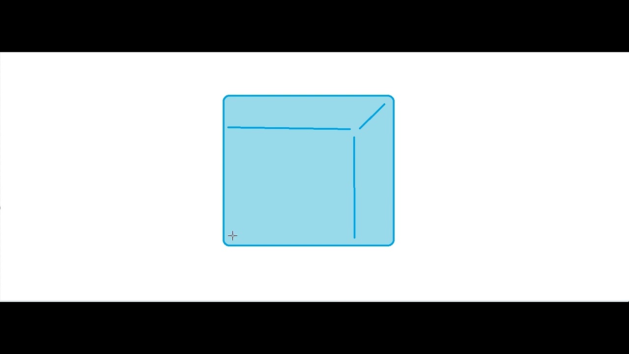 How To Draw Ice Cube From BFDI On MS Paint - YouTube