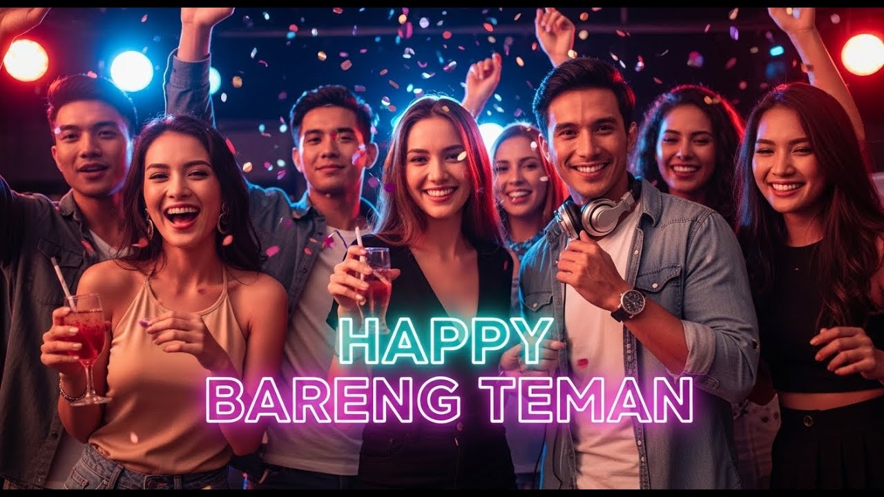 DJ Happy Bareng Teman 🎉 Musik Viral 2025 Remix | Lagu Party Joget ...