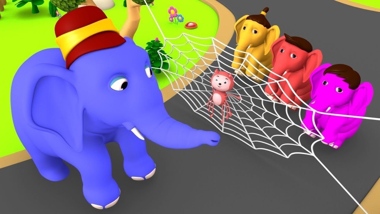 🐘एक मोटा हाथी | EK MOTA HATHI | Hindi Rhymes for children | - YouTube
