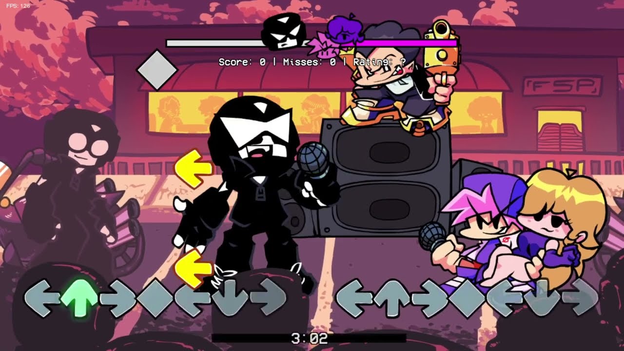 [FNF]B-SIDE REDUX STRESS BUT PLAY WITH 7KEYS FULLCOMBO!! - YouTube