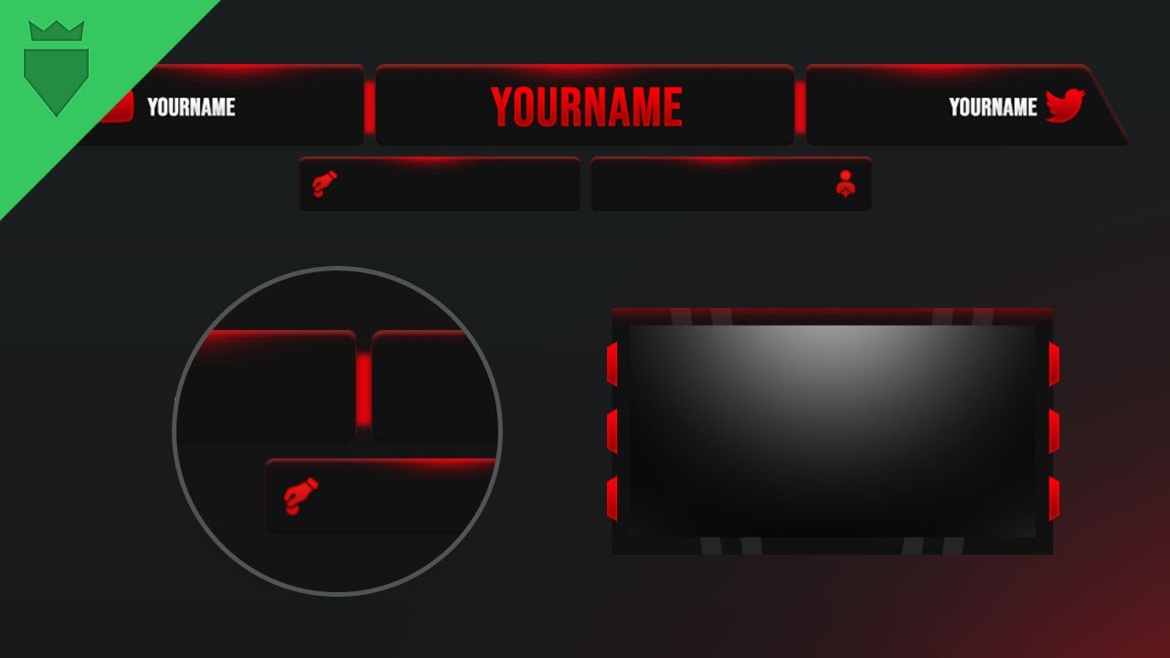 RedLine (Stream Overlay | Speed Art + Template) | FREE - YouTube