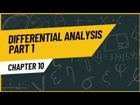 Chapter 10 Differential analysis Part 1 - YouTube