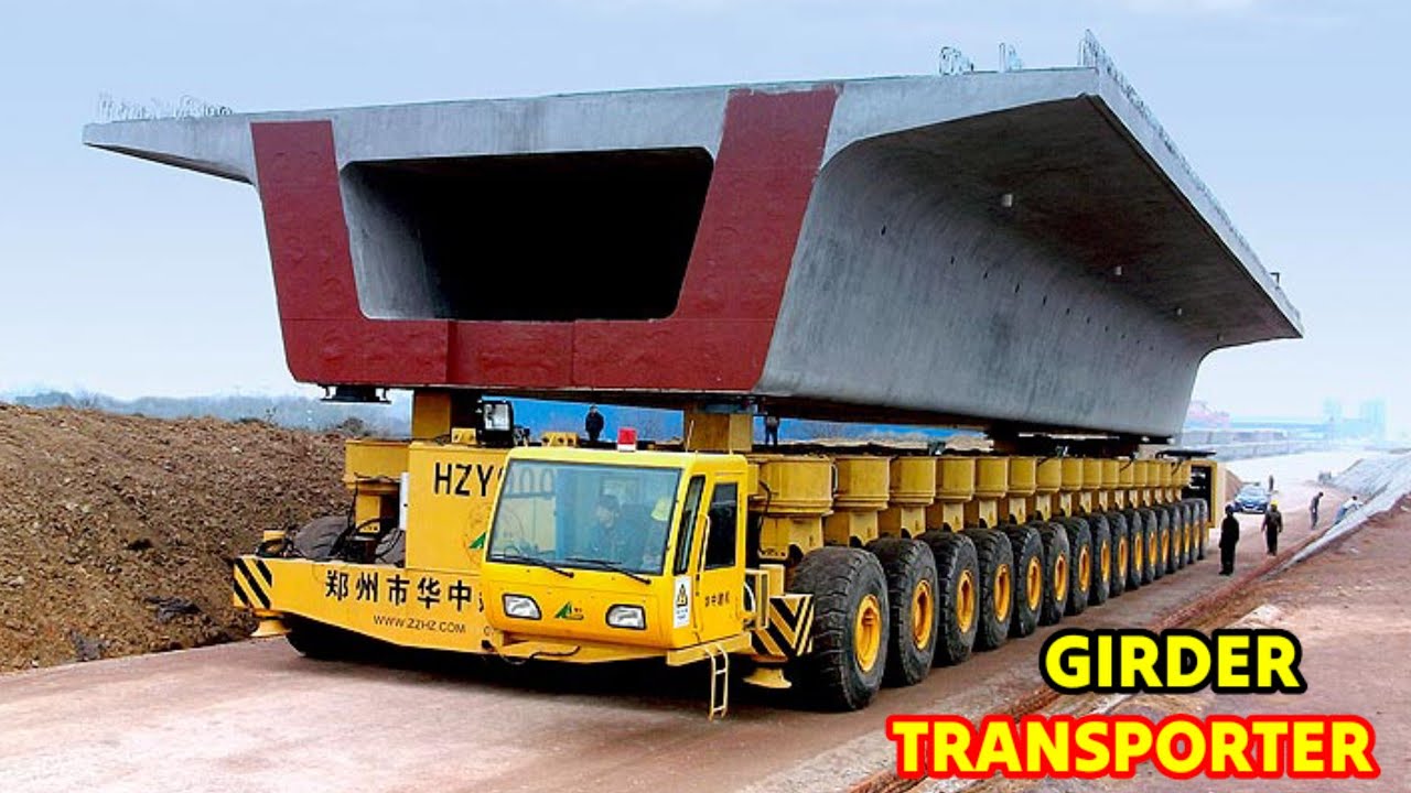 Amazing..! Heavy Weight Vehicle in High Speed Rail Construction in ...