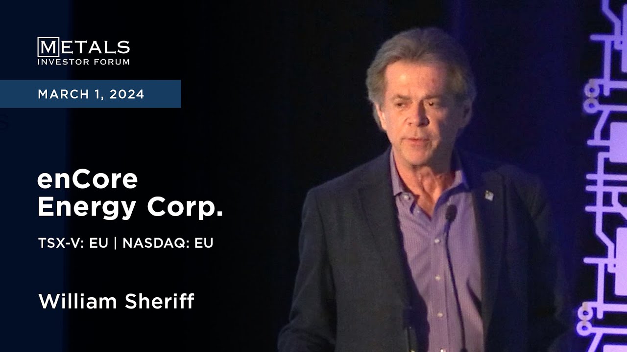 William Sheriff of enCore Energy Corp. presents at Metals Investor ...