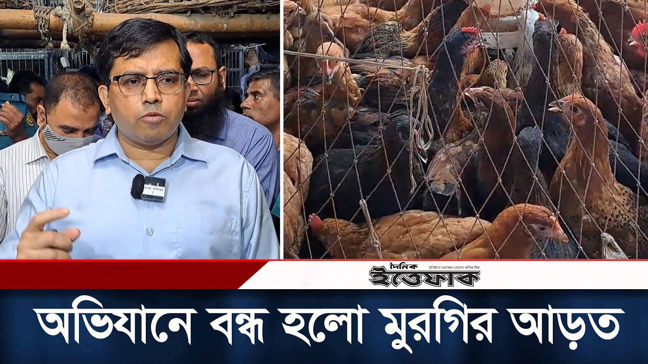 বেশি লাভে মুরগি বিক্রি, অভিযানে বন্ধ হলো আড়ত - YouTube