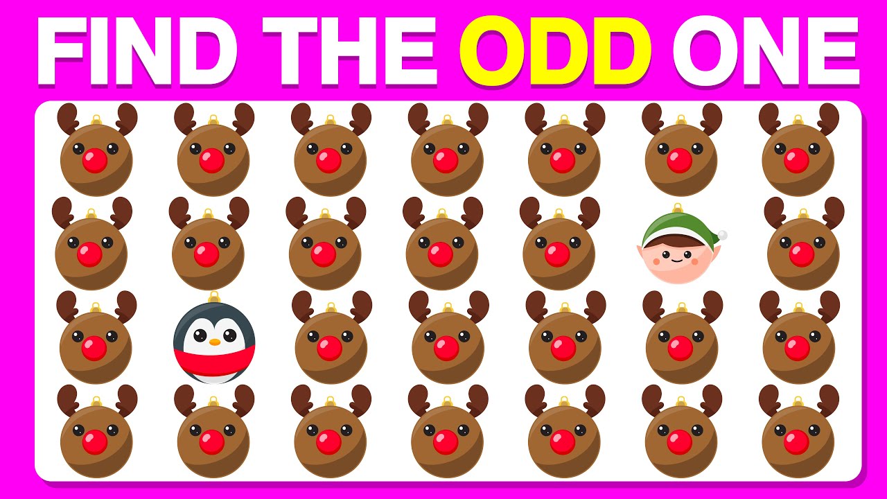 Find The Odd One Out 🥶 Winter Edition Quiz Game - YouTube