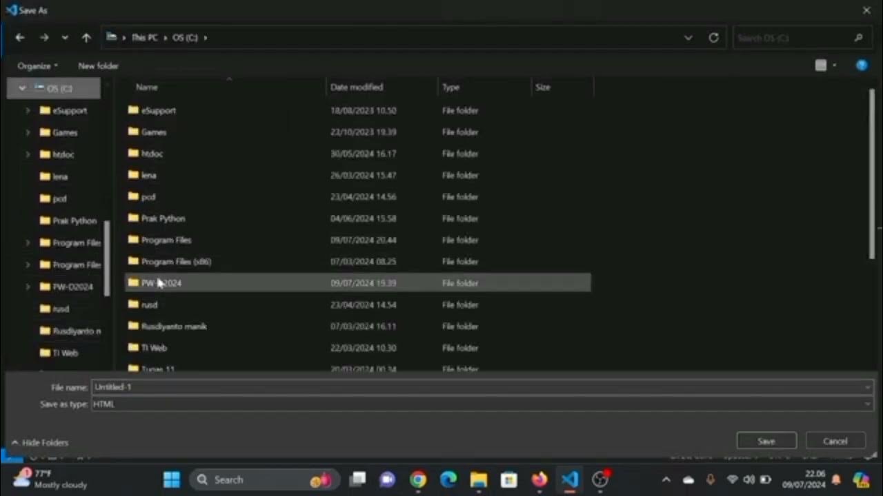 MEMBUAT PORTOFOLIO MENGGUNAKAN VISUAL STUDIO CODE - YouTube