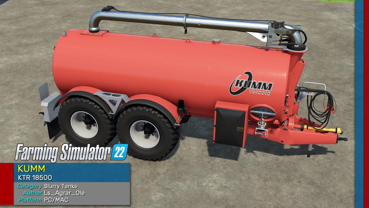 Kumm KTR 18500 - Farming Simulator 22 FS22 Mods Review (2K 60Hz) - YouTube