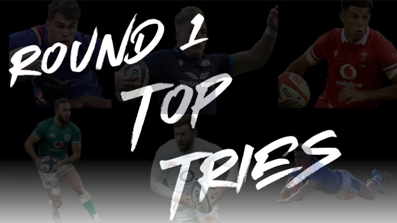 2024 SIX NATIONS ROUND 1 TOP TRIES - YouTube