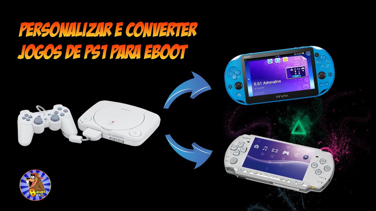 CONVERTER E PERSONALIZAR JOGOS DE PS1 PARA EBOOT - YouTube