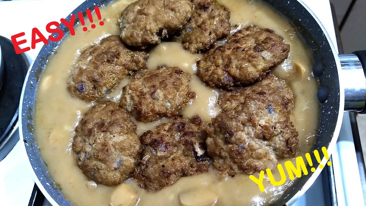 Homemade Burger Steak! TRY THIS!!! - YouTube