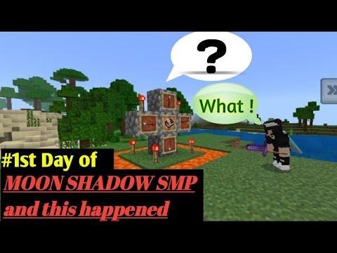What Happened On 1st Day Of Moon Shadow SMP 😱 || Minecraft ||PE||# ...