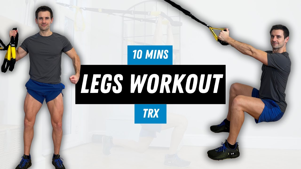 10 Min TRX LEGS WORKOUT to Build Muscle - YouTube