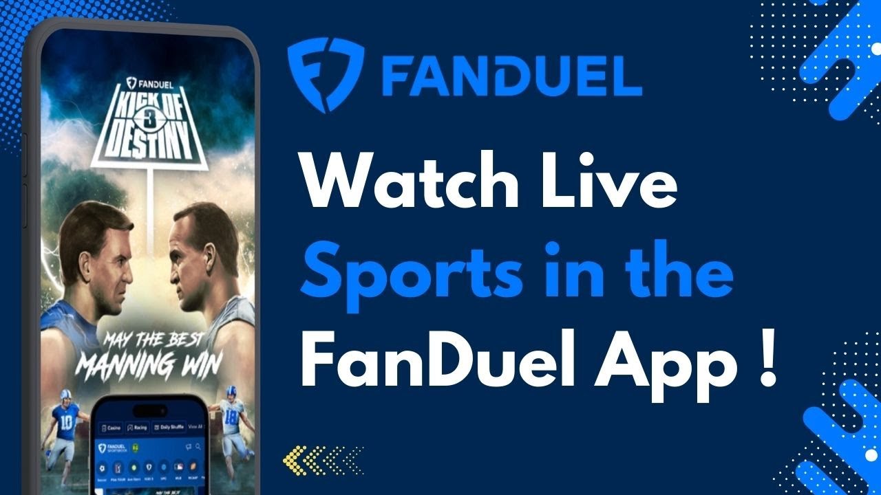 How to Watch Live Sports in the FanDuel App - YouTube