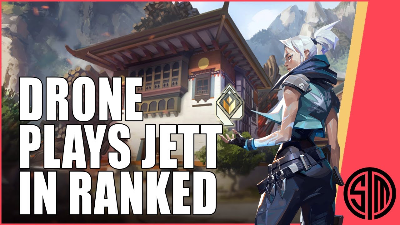 TSM DRONE PLAYS JETT IN RANKED FOR THE FIRST TIME - YouTube