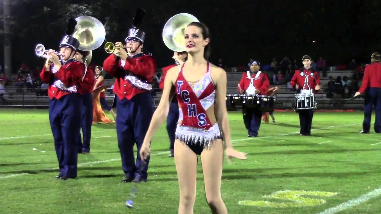 Toombs County Red Coat Marching Band at Claxton - YouTube