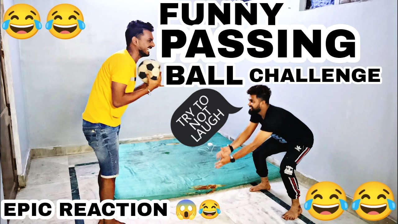 PASS THE BALL CHALLENGE(MIZZZVLOGS)FUNNIEST REACTION - YouTube