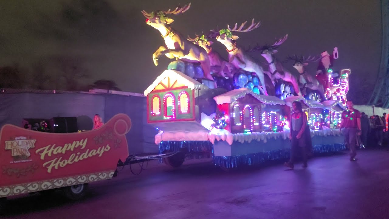 Christmas Parade! Six Flags Over Texas- 12/04/2021 - YouTube