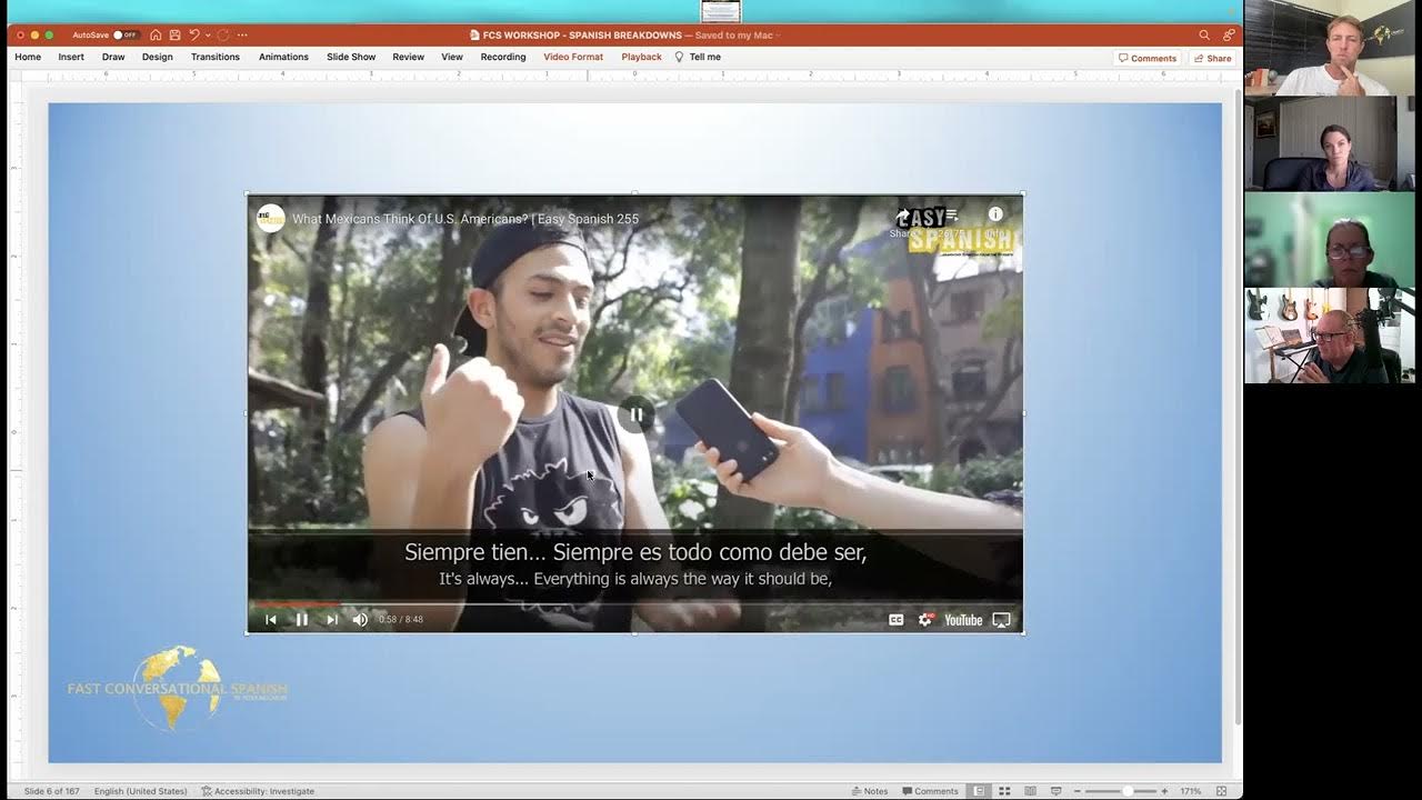 SPANISH CONVERSATION BREAKDOWN - WHAT MEXICANS THINK OF AMERICANS ...