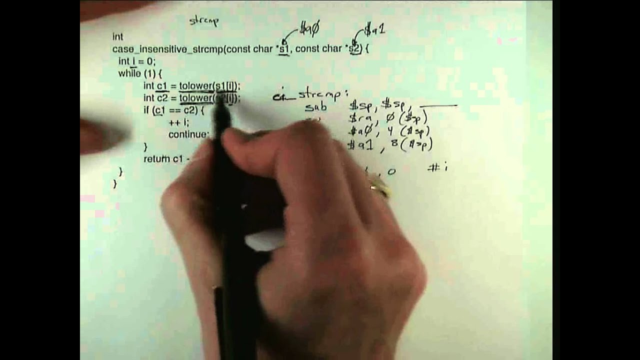 Writing MIPS functions using caller saved registers - YouTube