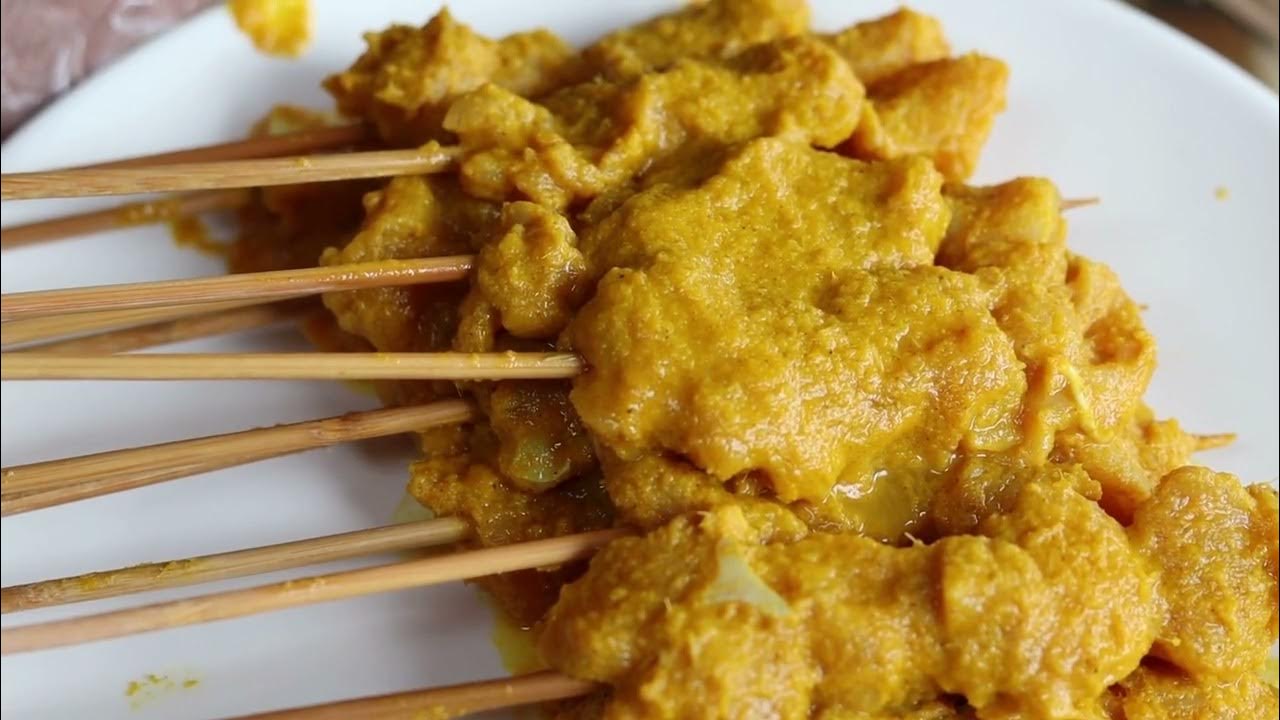 Satay Ayam Dan Kuah Kacang Satay Youtube